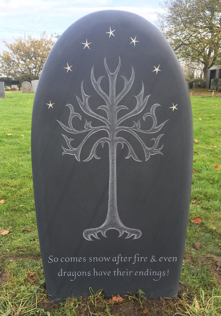 Unique pebble headstones | Stoneletters