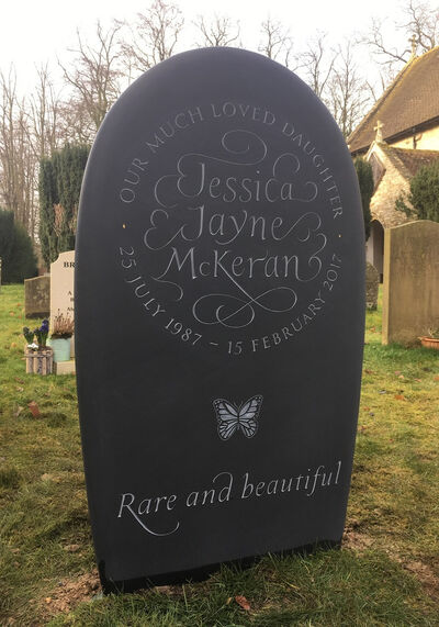 Unique pebble headstones | Stoneletters