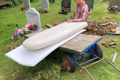 Installing or "fixing" a headstone | Stoneletters