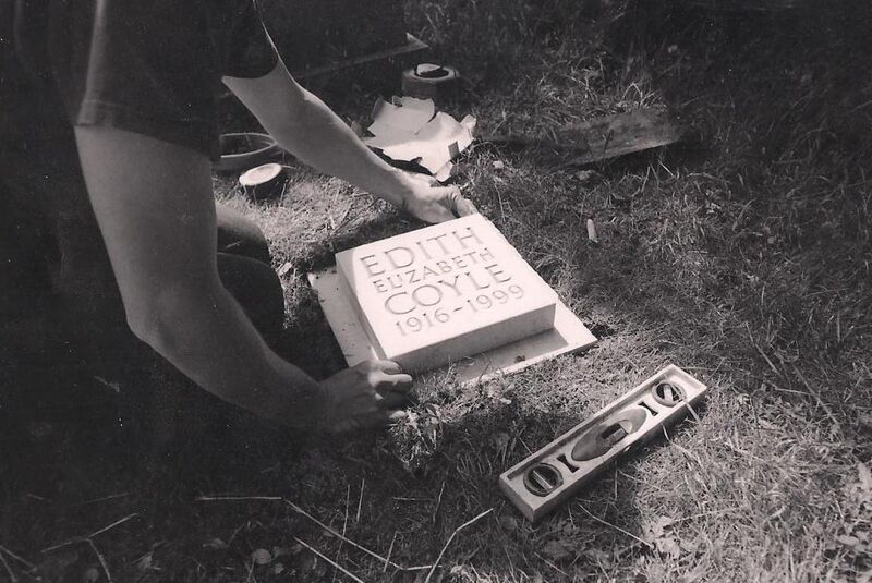 Installing or "fixing" a headstone | Stoneletters