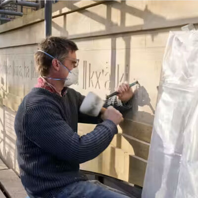 Letter Carving in Slate | Stoneletters