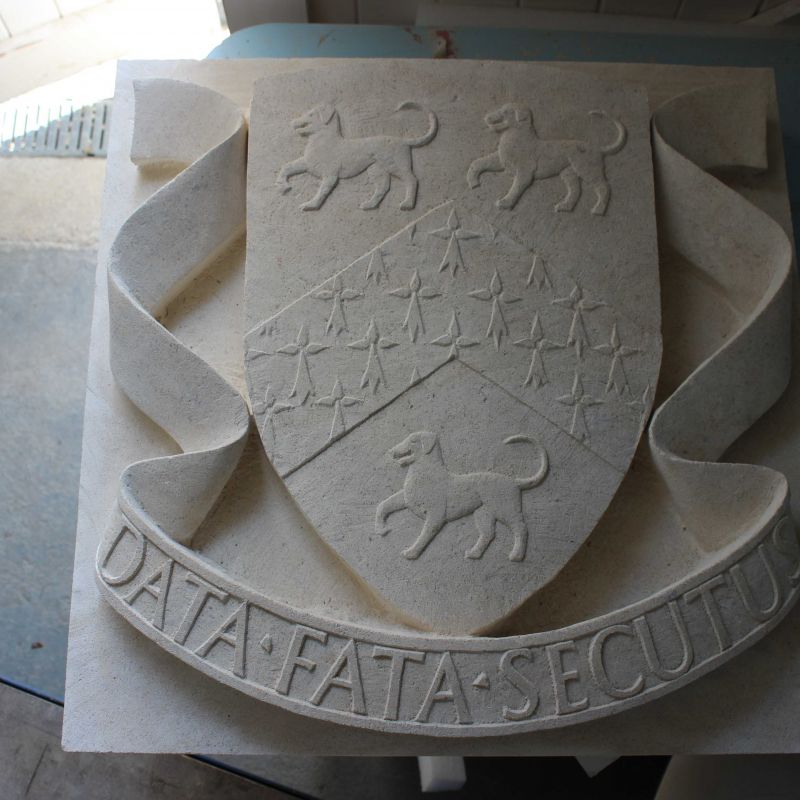 Heraldic Stone Carving, Bespoke Coats of Arms | Stoneletters